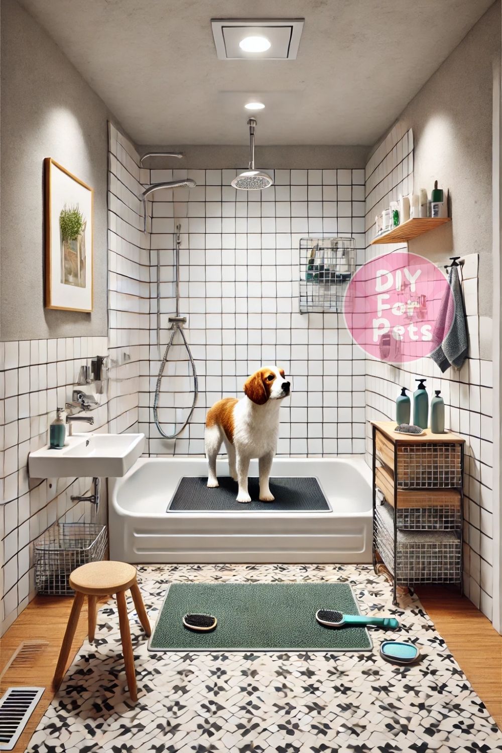 5 DIY Dog Grooming Station (Simple Design Ideas) - DIY For Pets