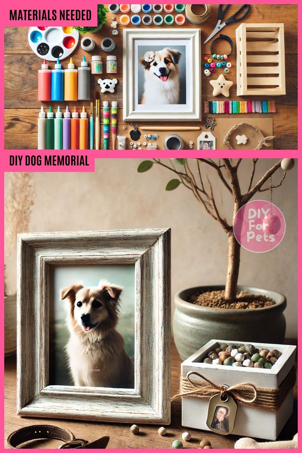 8 DIY Dog Memorial Ideas To Cherish Memories For Lifetime - DIY For Pets