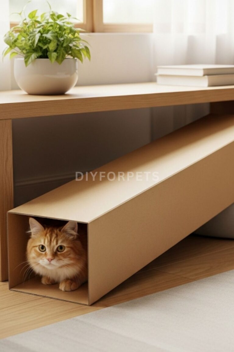 12 DIY Cat Tunnel Projects That Will Delight Your Feline Friend - DIY ...