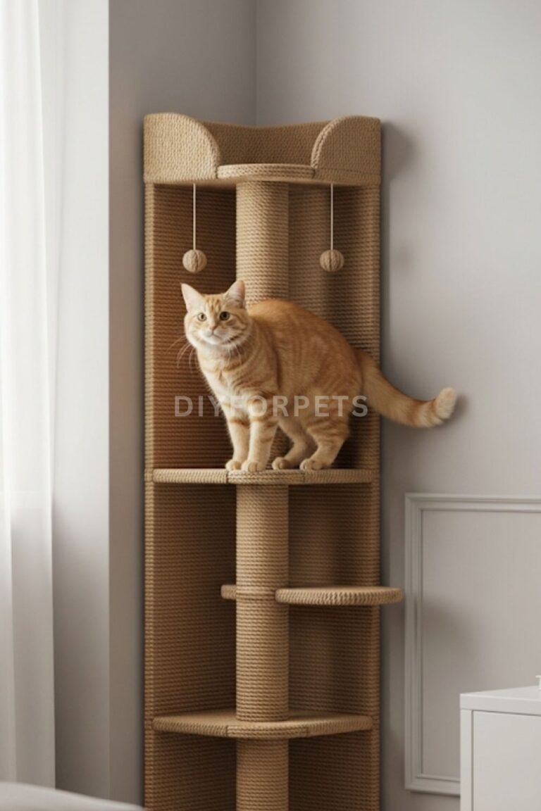 15 DIY Cat Scratching Post Ideas That Look Good in Any Room - DIY For Pets