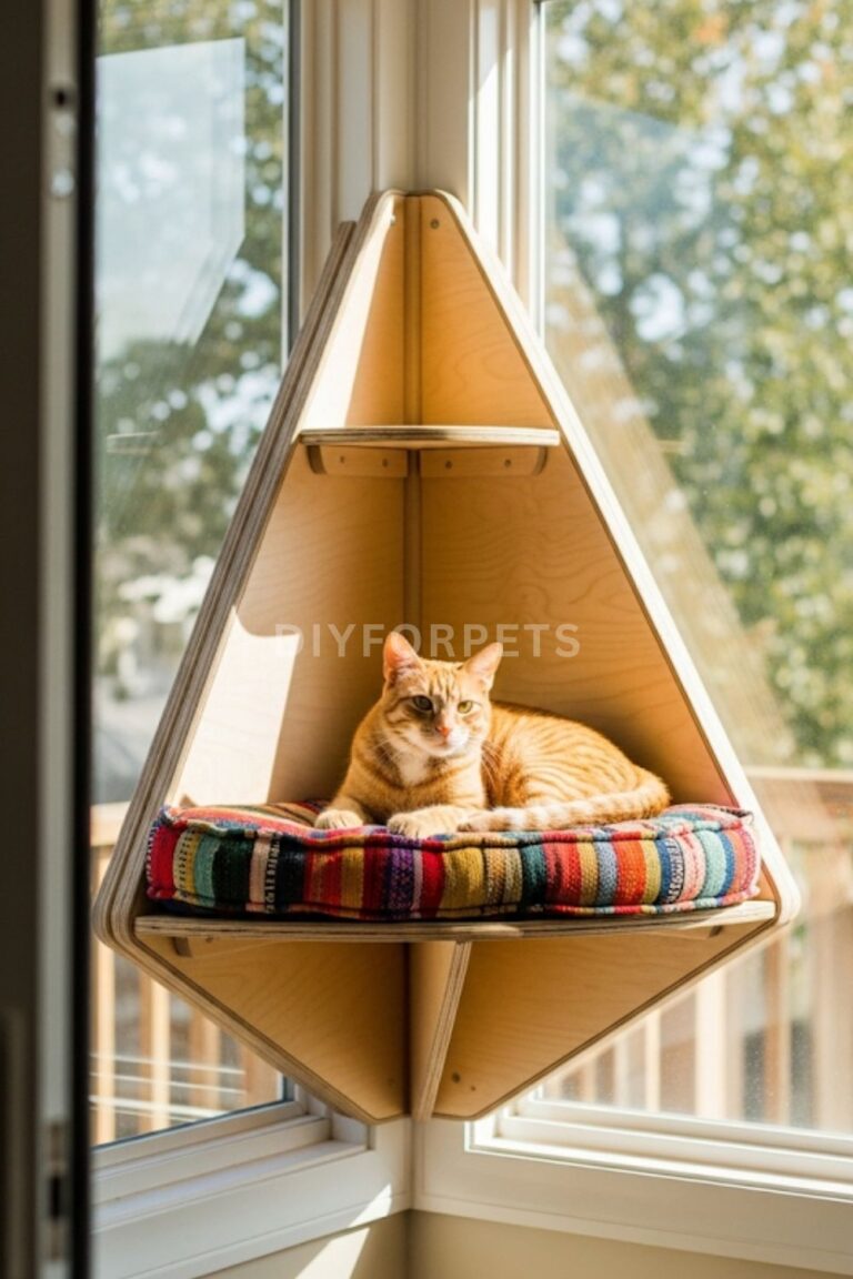 9 DIY Cat Window Perches Your Feline Will Obsess Over - DIY For Pets