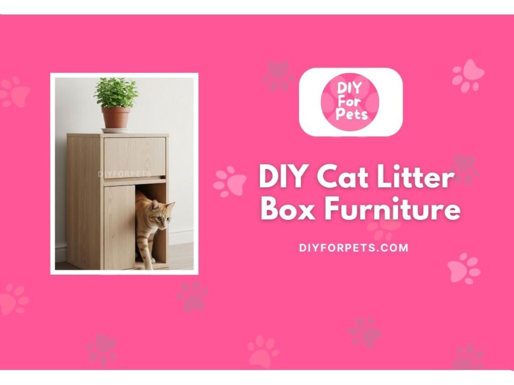 7 Stylish DIY Cat Litter Box Furniture Designs That Hide & Shine - DIY ...