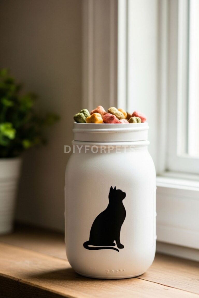 11 DIY Cat Treat Jar Ideas You’ll Love (And Your Pet Will, Too!) - DIY ...