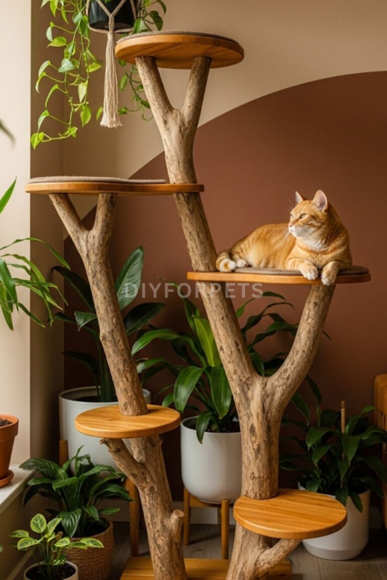 17 Stunning DIY Cat Tree Designs That Look Like Designer Furniture ...